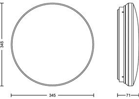 Philips - LED Stropní svítidlo se senzorem ACUNA LED/21W/230V 2700K