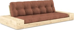 Karup Design  Rozkládací pohovka BASE - 759 Clay Brown / Se dvěma bočními boxy