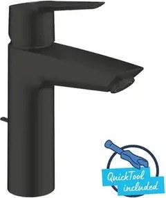 Grohe QuickFix Start - Umyvadlová baterie s výpustí matná černá