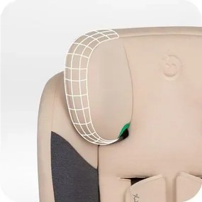 MoMi EMI i-Size béžová / Autosedačka / pro děti od 40 do 150 cm / do 3