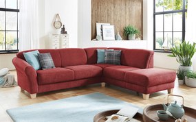 XXXLutz ROHOVÁ SEDAČKA, textil, červená Sit & More - Sedací soupravy - 000144005339