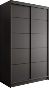 ADRK Furniture Posuvná skříň Lizi 120 ADRK-SW-LIZ-120-BB