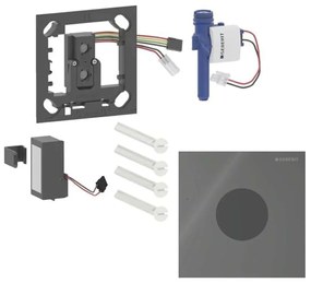 Geberit - Elektronické ovládání splachování pisoárů typ 40, bateriové napájení, Bluetooth, sklo/lávová 116.034.JK.1