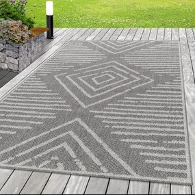 Ayyildiz koberce Kusový koberec Aruba 4902 grey – na ven i na doma - 140x200 cm