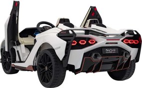 Elektrické autíčko Lamborghini SIAN bílé