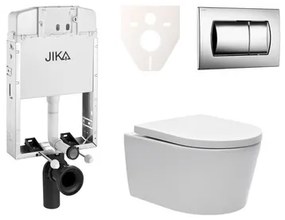 Cenově zvýhodněný závěsný WC set Jika k zazdění + WC SAT Brevis SIKOJW2