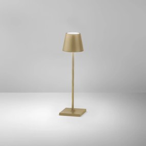 FAN LED-DRINK-S-ORO Nabíjecí venkovní svítidlo DRINK‑S zlatá, LED 1,5 W, 165 lm, integrovaná baterie 1900 mAh - FANEUROPE