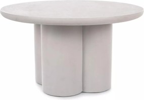 Konferenční stolek Rosalia 80 cm světle šedý