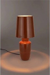 Kovová stolní lampa v terakotové barvě s kovovým stínidlem (výška 42 cm) Classy – Zuiver