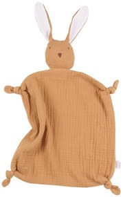 OnaDnes -20% Malomi Kids Hnědý mušelínový muchláček Dudu Rabbit