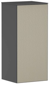 Hansgrohe Xevolos E - Boční skříňka 41x89x36 cm, 1 dvířka, panty vpravo, matná šedá/bronz 54217390