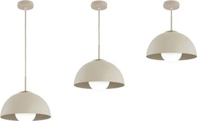 Brilagi - Lustr na lanku COSMO 1xE27/60W/230V pr. 30 cm béžová/zlatá