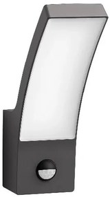 Philips myGarden - Nástěnné venkovní LED svítidlo 24x8 cm, 4000 K, 12 W, se senzorem, antracit 929003188801