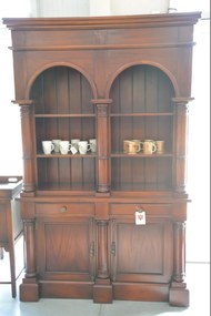 Bramble Furniture Knihovna Beresford, mahagonový odstín