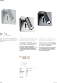 Redo 01-2340 - LED Nástěnné bodové svítidlo TOMIX LED/3,2W/230V černá