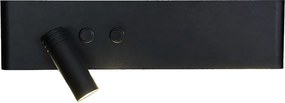 Nástěnné LED svítidlo Resort L, 1x LED 10+3w, 4000k, (možnost polohování), b