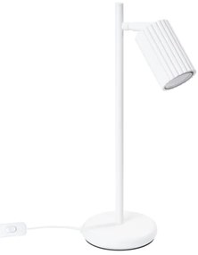 Sollux SL.1548 - Stolní lampa KARBON 1xGU10/10W/230V bílá