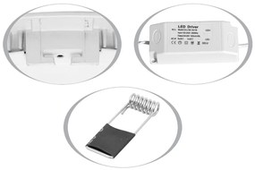 SMD panel kruh 30cm,25W,4100K,IP20,2260Lm