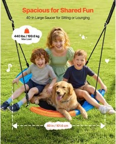 Houpačka na zahradu, Nosnost 199,6 kg VEVOR – AXQQTZ1RWCGLL6D84001V0