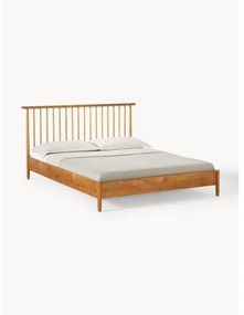 Dřevěná postel's čelem z borovicového dřeva Windsor