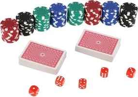 TEDDIES Poker sada v kufříku / Společenská hra / 100 žetonů / 2 balíčk