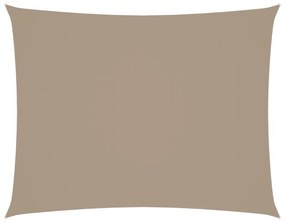 Stínící plachta oxfordská látka obdélníková 2 x 3,5 m taupe 135421