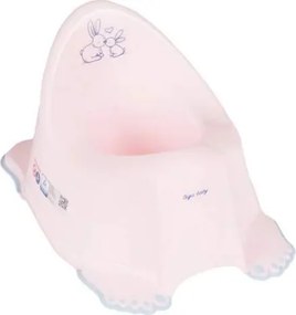 Hrající dětský nočník protiskluzový Bunny růžový