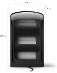 Philips -SADA 2x LED RGBW Stmív. svítidlo Hue PLAY Wall Washer LED/20W/230V 2000–6500K černá