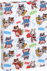 Bellatex Prostěradlo Jersey LUX Bílá,Červená,Modrá 90x200 cm