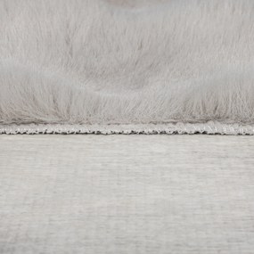 Flair Rugs, Kusový koberec Waffle Faux Fur Grey, 180x290, šedá, ložnice