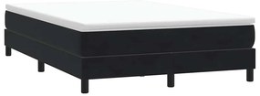 Postel Box Spring bez matrace černá 140x210 cm samet 3315827