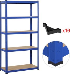 Zátěžový regál Yaheetech – Mod.3: 180 × 90 × 40 cm/875 kg modrá (264515749188)