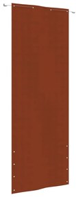 vidaXL Balkónová zástěna terakota 80 x 240 cm oxfordská látka