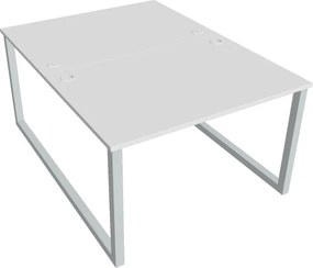 Kancelářský pracovní stůl Hobis USDO 1200, bílá RAL 9016, deskabuk