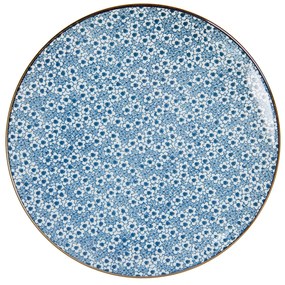 Jídelní talíř s modrými kvítky BlueFlowers - Ø  26 cm