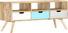 TV stolek 110 x 35 x 48 cm masivní mangovníkové dřevo 286484