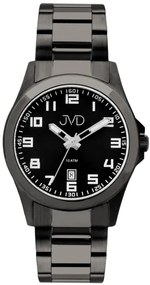 Černé vodotěsné náramkové pánské hodinky JVD steel J1041.29 - 10ATM