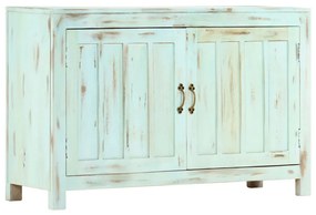 Příborník světle modrý 110x35x70 cm masivní mangovníkové dřevo 247763