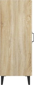 vidaXL Příborník 34,5 x 34 x 90 cm kompozitní dřevo [812405] Barva: Bílá