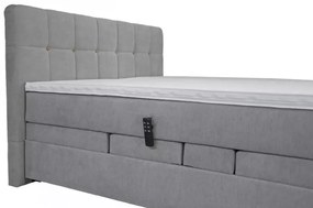 BLANAŘ Boxspring Samara 180x200 šedá
