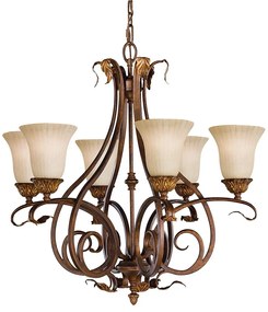Elstead SONOMA VALLEY 6 luxusní rustikální lustr Ø73 cm 6x E27