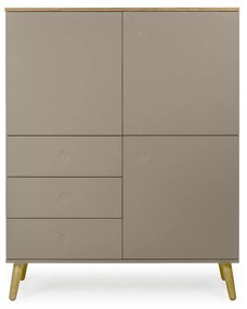 TENZO Dřevěný kabinet DOT hnědý 137x109cm 9001666663