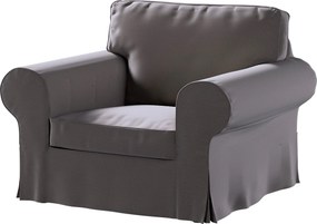 Potah na křeslo IKEA Ektorp barva hnědá látka sametová