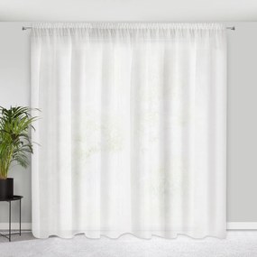 ZÁCLONA NA PÁSCE REBECCA 350X250 CM KRÉMOVÁ