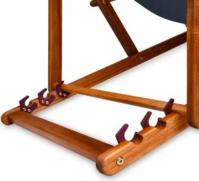 Zahradní lehátko SIENA, 94x60x94cm, antracitová Jurhan