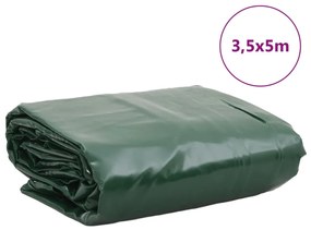 Plachta zelená 3,5 x 5 m 650 g/m²,  156145