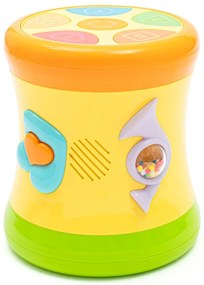 Oboustranný dynamický bubínek Baby Mix žlutý Barva: multicolor
