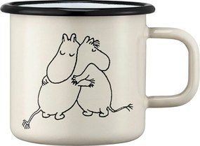 Smaltovaný plecháček Moomin Hug bílý 3,7 dl Muurla