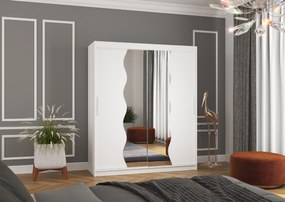 ADRK Furniture Posuvná skříň s zrcadlem KANSAS 180 SW-KAN-W-180+A339