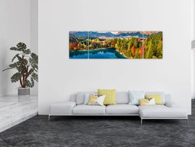 Obraz - Jezero Urisee, Rakousko (170x50 cm)